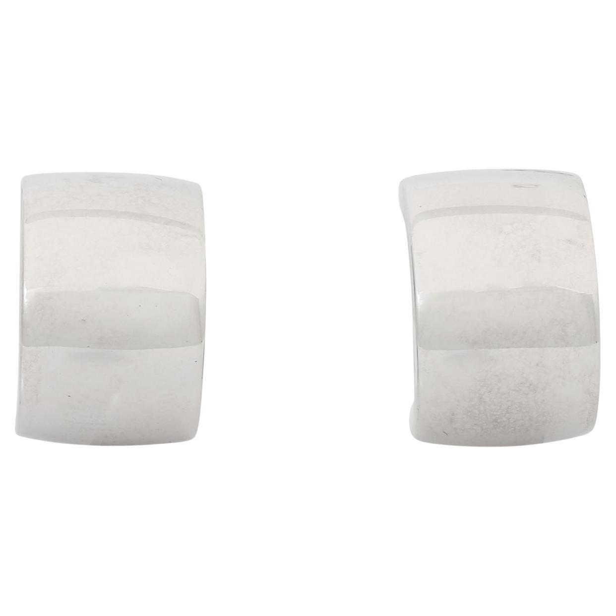 Yves St Laurent Gripoix Poured Glass Ear Clips at 1stDibs