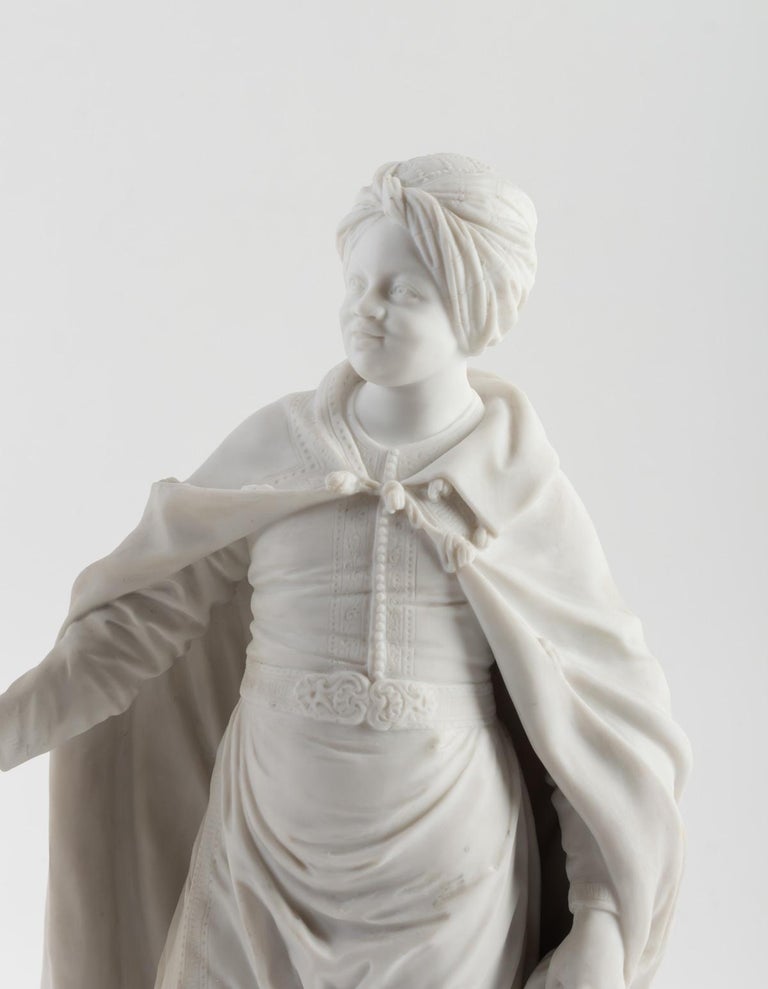 Couple of Ottomans in Biscuit, Late 19th Century at 1stDibs