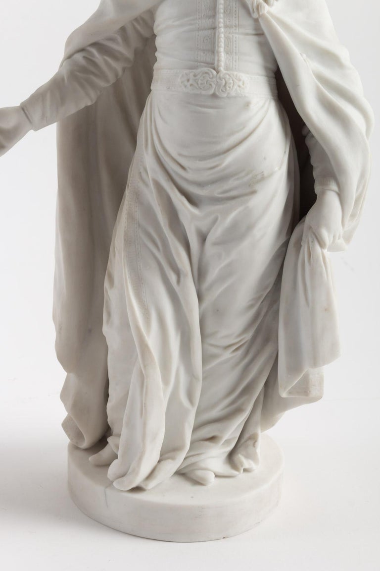 Couple of Ottomans in Biscuit, Late 19th Century at 1stDibs