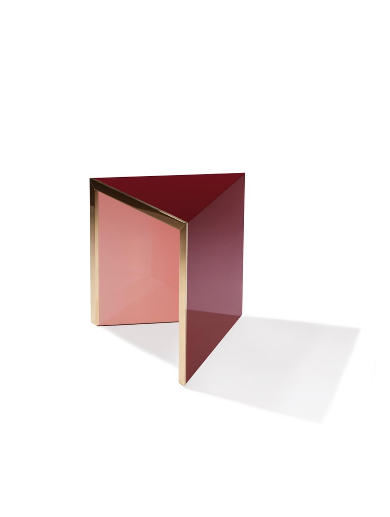 Couple "Prism" Side Tables at 1stDibs