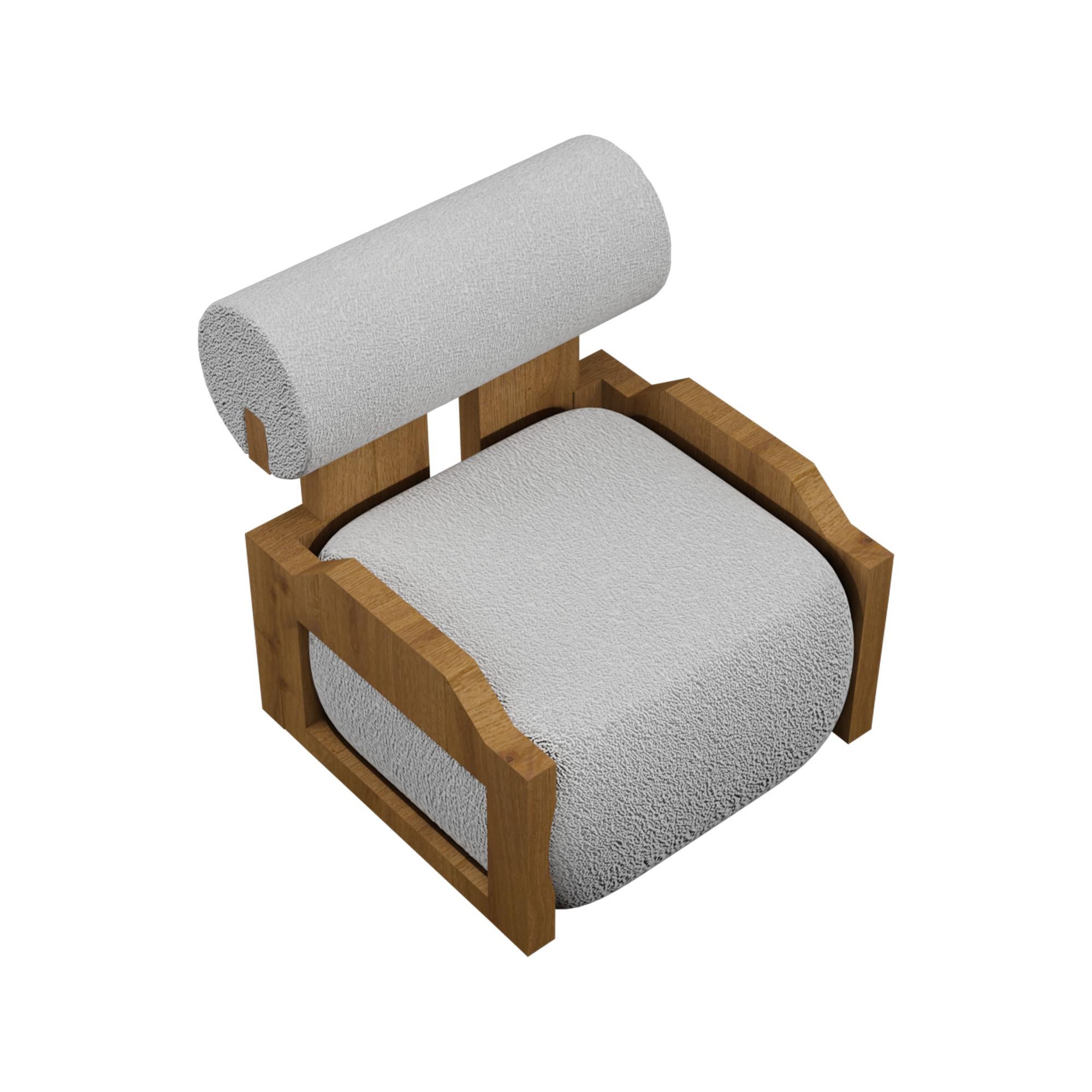 COURCHEVEL Curly Wool Chair in Grey by Alexandre Ligios, REP by Tuleste ...