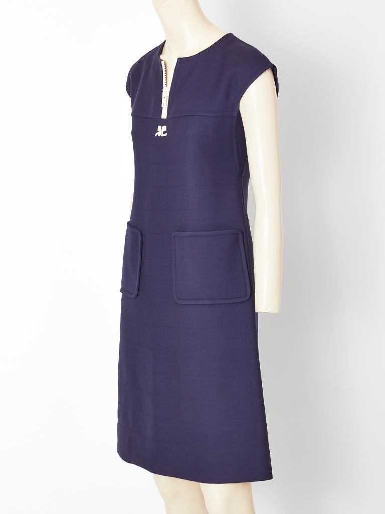 Courrèges Iconic Wool Day Dress at 1stDibs
