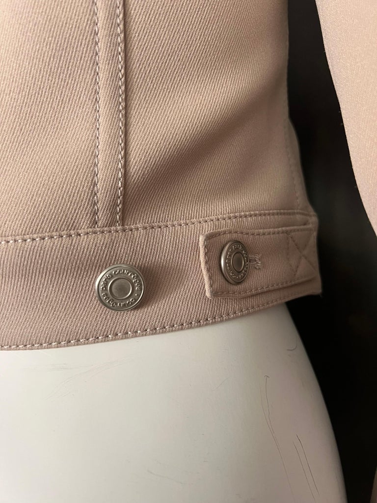 Courreges Paris Beige Jacket, Size 36 For Sale at 1stDibs