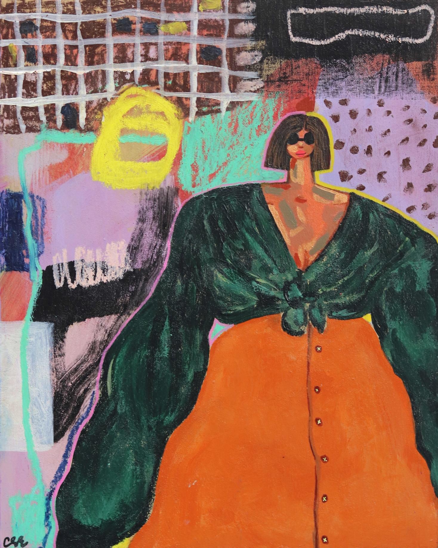 Susan Goldsmith - Complementary Angels (Diptych) For Sale at 1stDibs