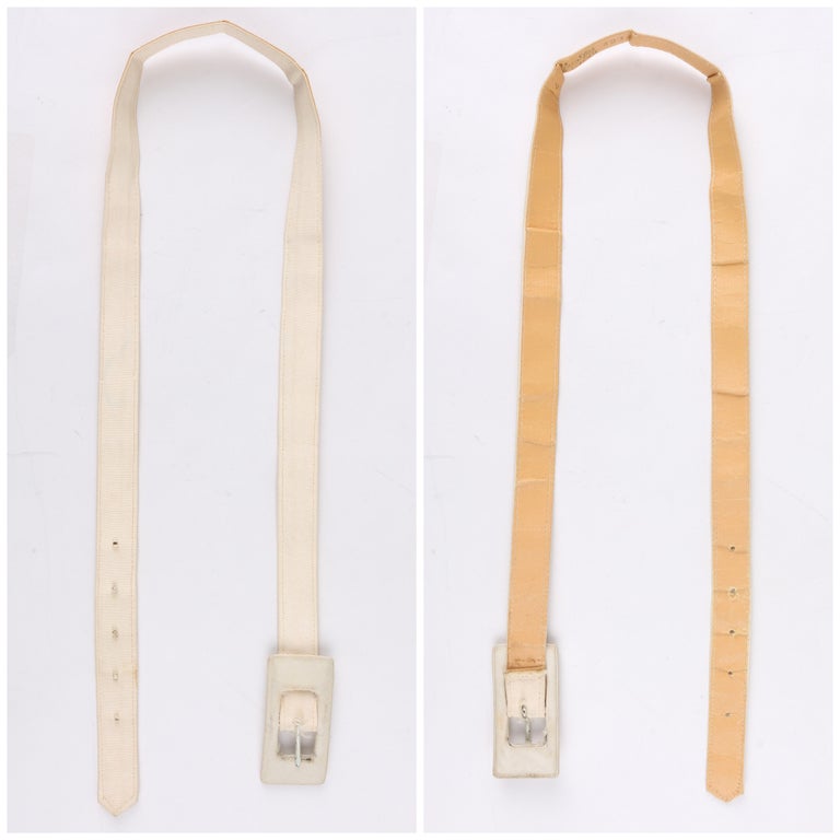 COUTURE c.1950’s Black Ivory Velvet Floral Pearl Beaded Belted Party ...