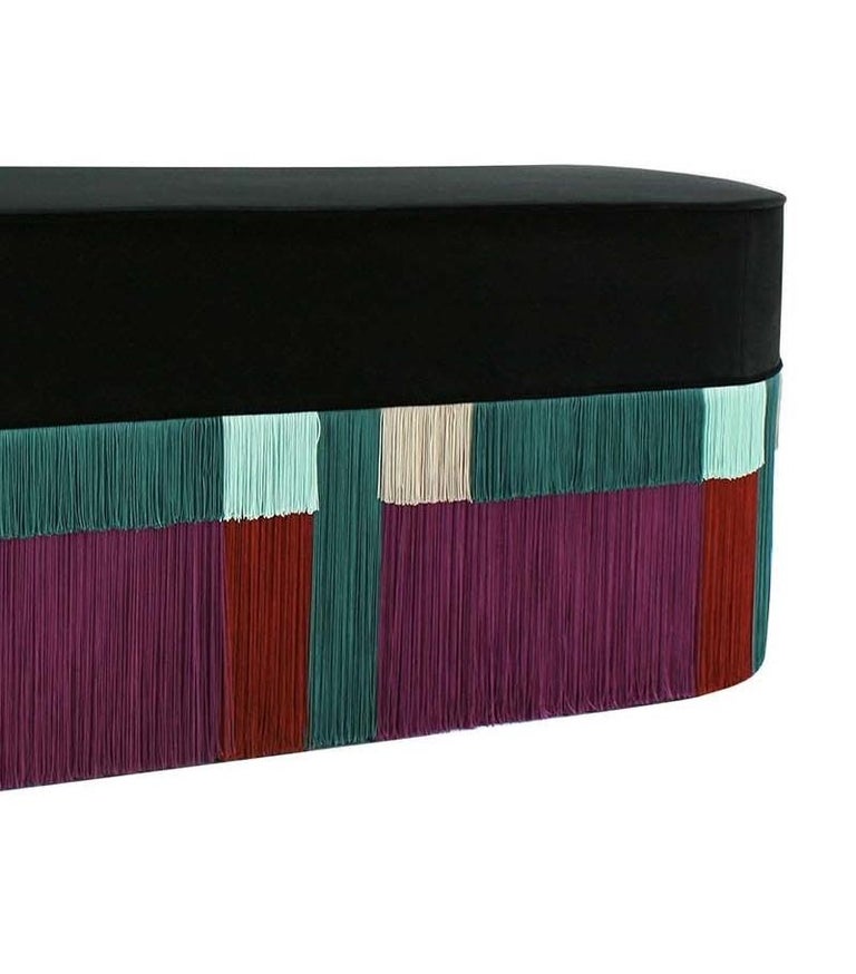 Couture Geometric Wien Bench For Sale at 1stDibs