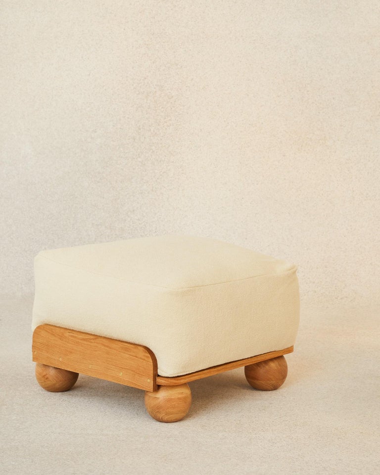 Cove Footstool by Fred Rigby Studio For Sale at 1stDibs