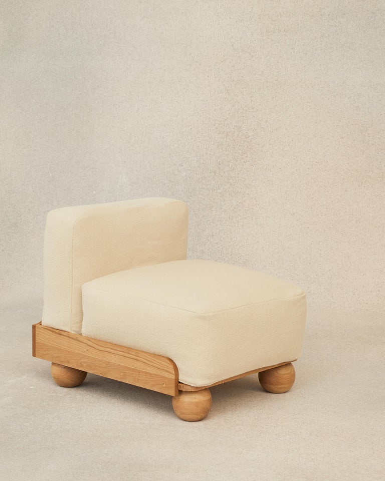 Cove Slipper Chair in Chalk White For Sale at 1stDibs