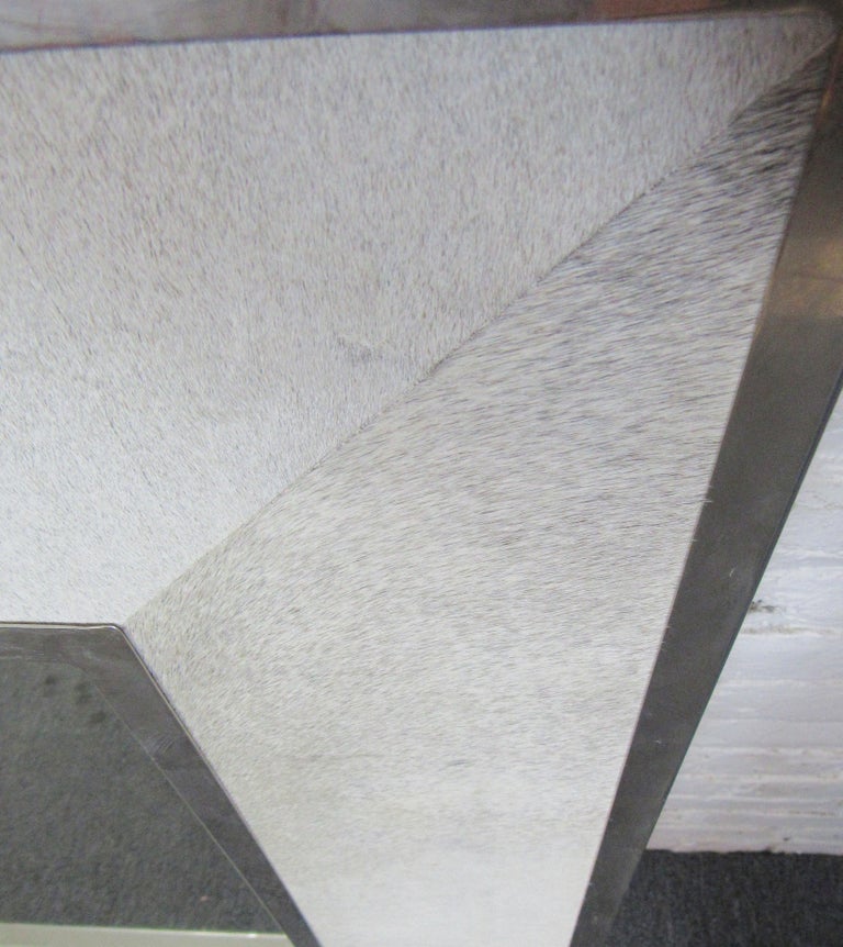 Cow Hide Mirror For Sale at 1stDibs