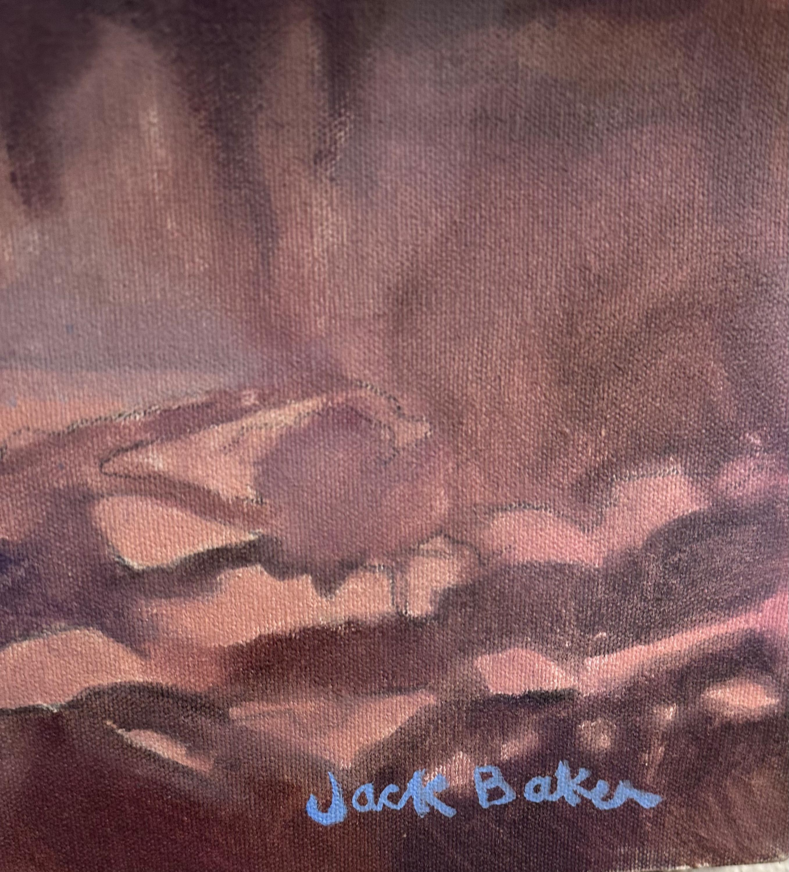 Cowboy with Lasso, Painting by Jack Baker For Sale at 1stDibs