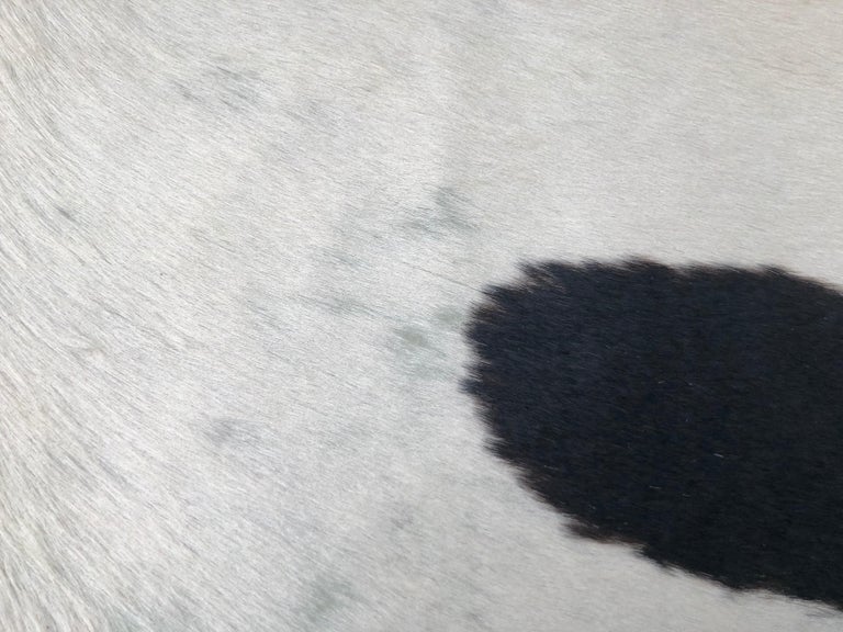 Cowhide and Chrome Eames Style Chair at 1stDibs