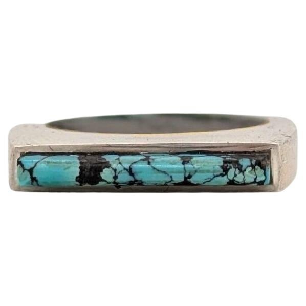 Coyote Hollow Sterling Silver Sleek Ring with Robin's Egg Blue ...