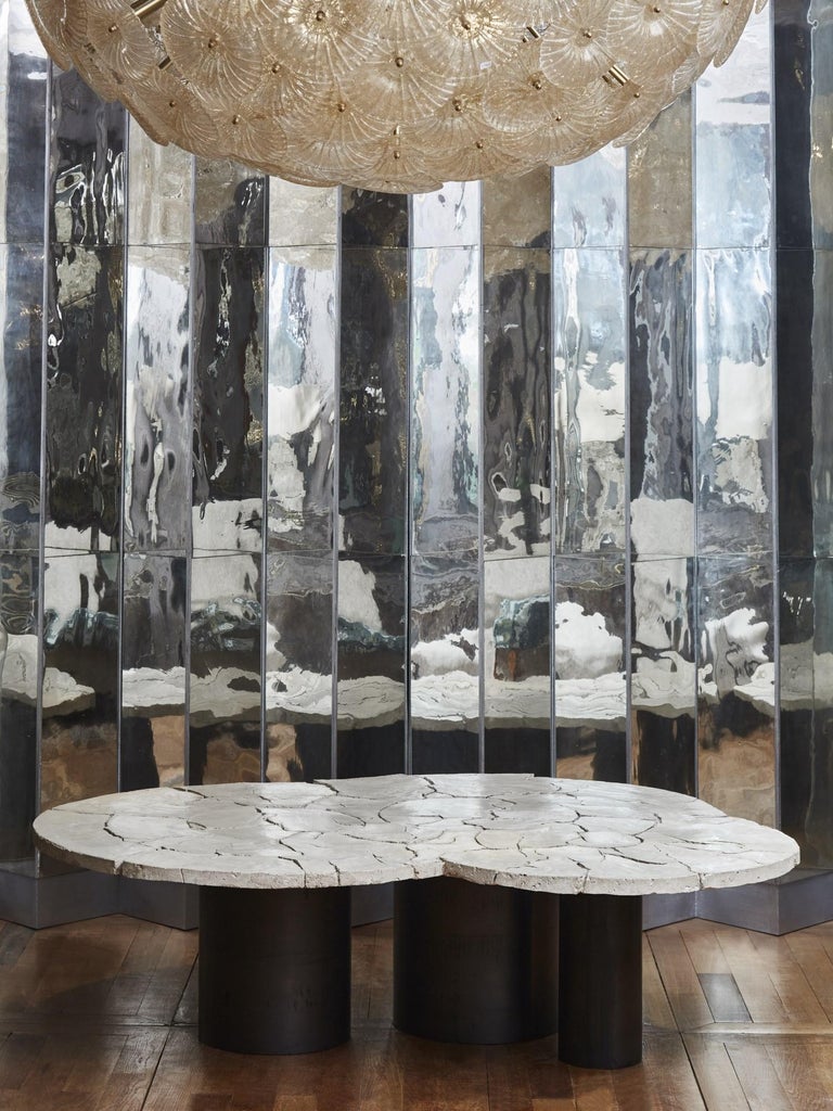 "Cracked Earth" coffee table by Erwan Boulloud For Sale at 1stDibs