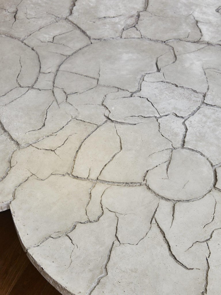 "Cracked Earth" coffee table by Erwan Boulloud For Sale at 1stDibs