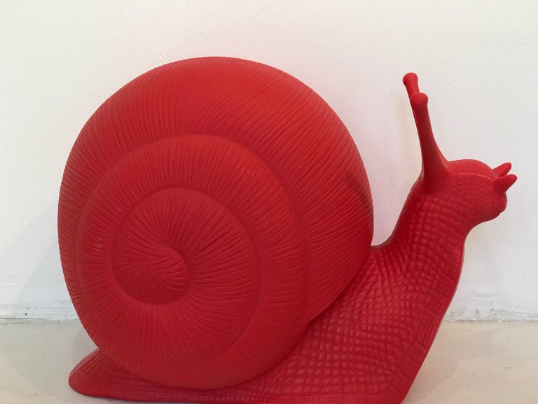 Cracking Art - Red Snail by Cracking Art Group - Polyethylene For Sale ...