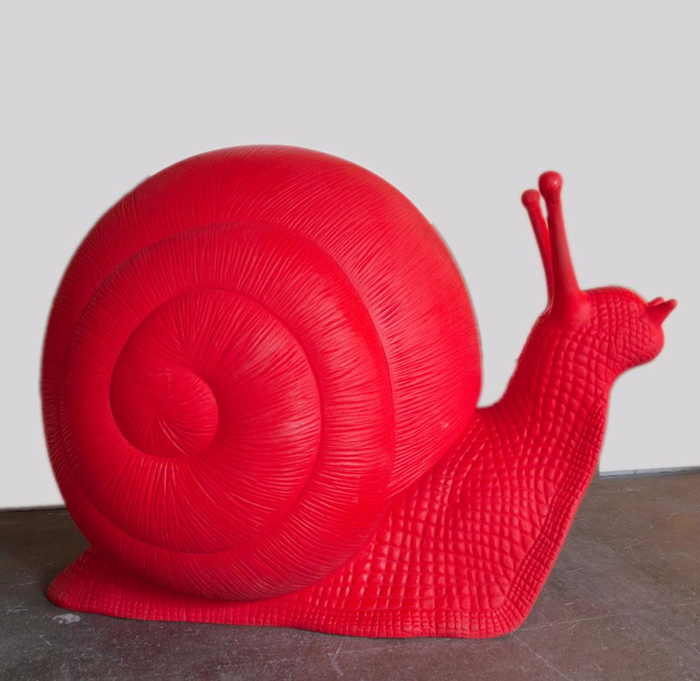 Cracking Art - Red Snail by Cracking Art Group - Polyethylene For Sale ...