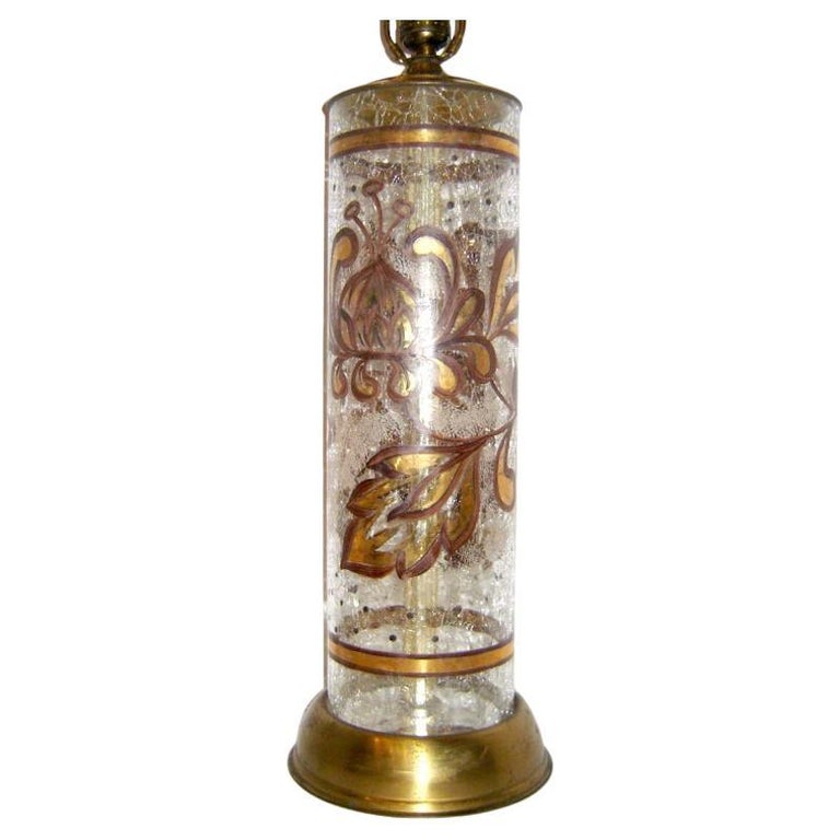 Tischlampe aus Craquelé-Glas im Angebot bei 1stDibs
