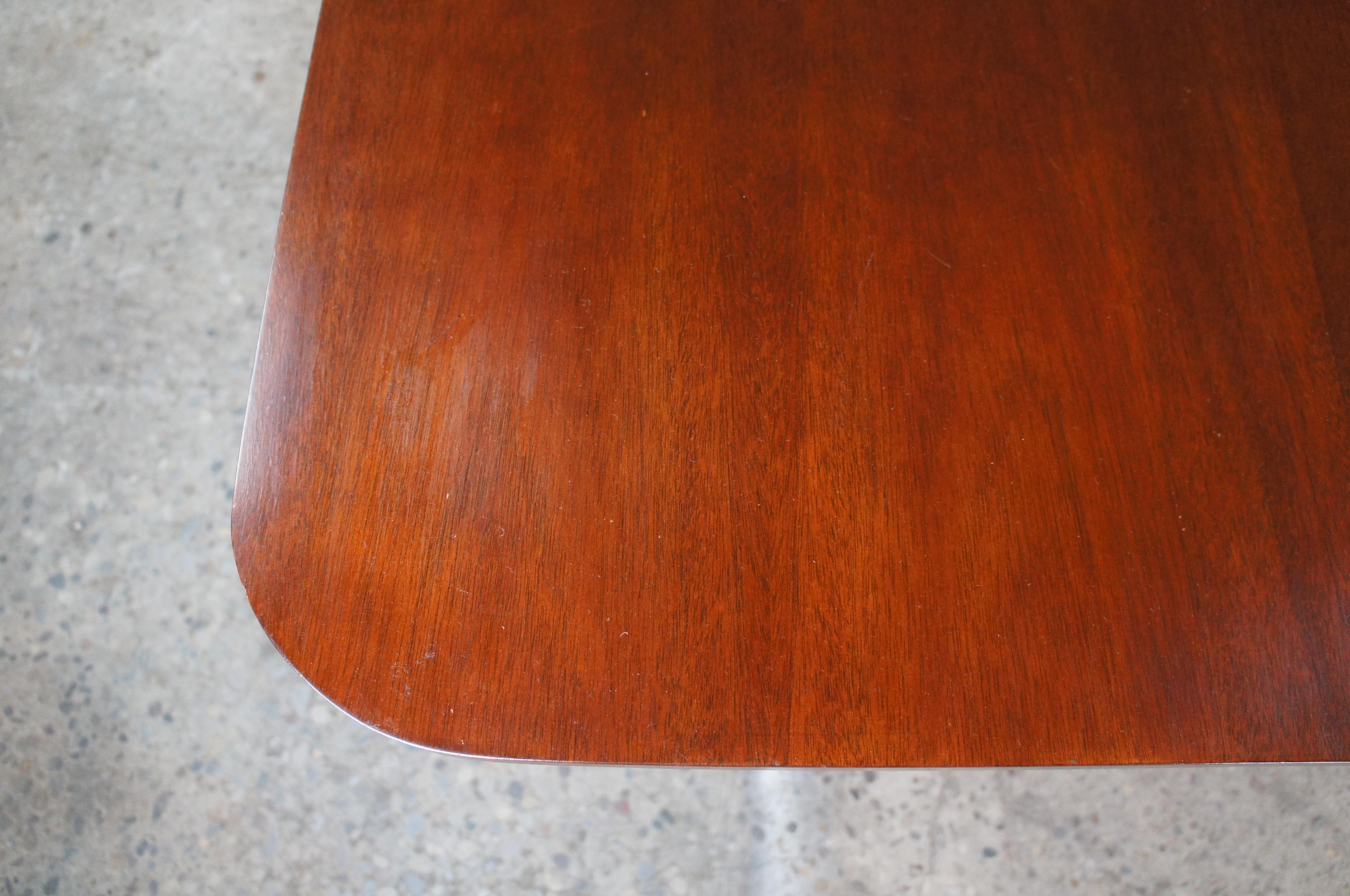 Craddock Furniture Mid Century Duncan Phyfe Mahogany Extendable Dining ...