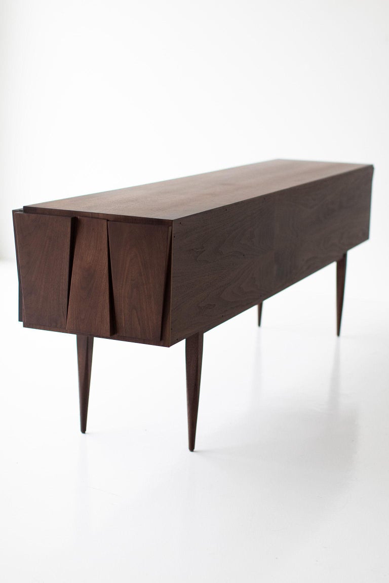 Craftassociates Console, Modern Console Table, Walnut, Cambre ...