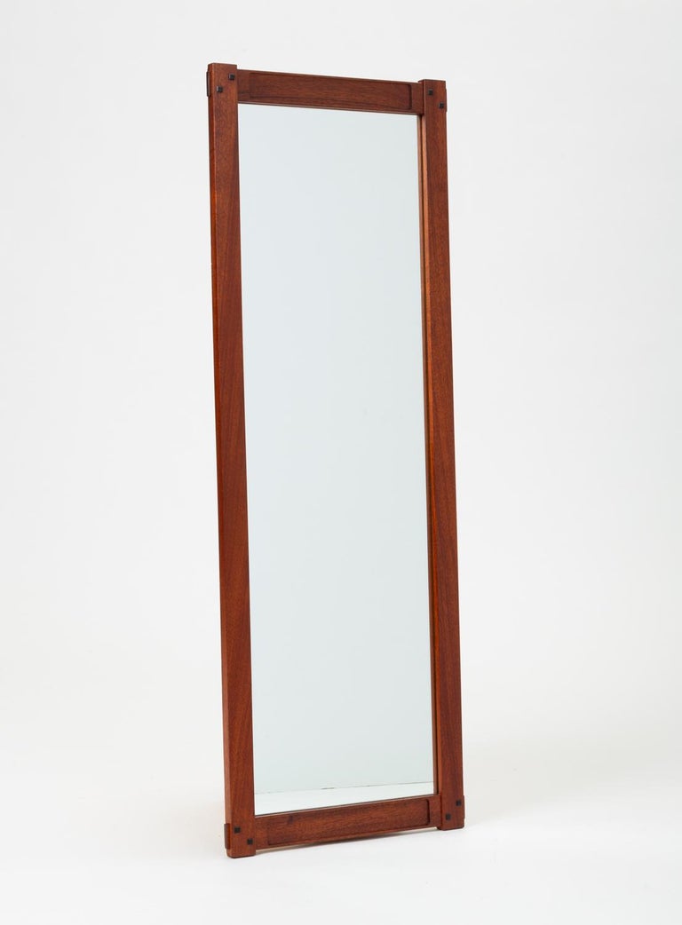 Craftsman-Style Wall Mirror with Ebony Inlay at 1stDibs | craftsman ...