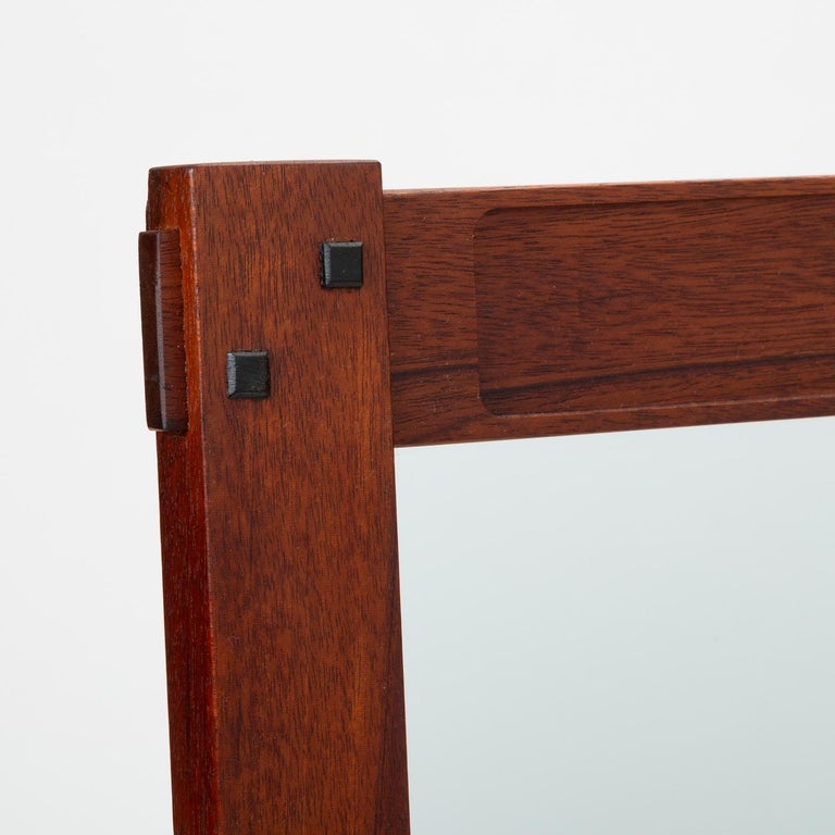 Craftsman-Style Wall Mirror with Ebony Inlay at 1stDibs | craftsman ...