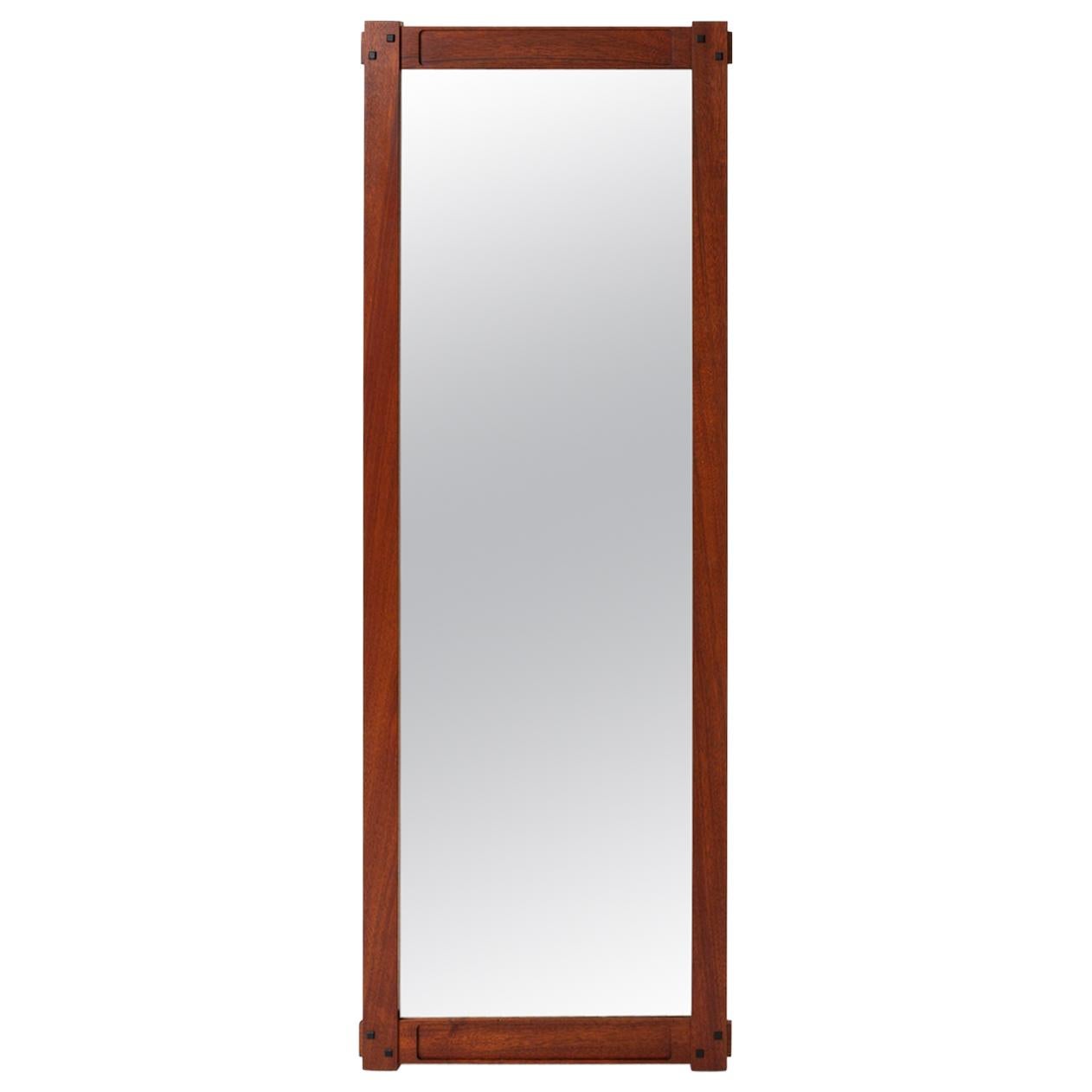 Craftsman-Style Wall Mirror with Ebony Inlay at 1stDibs | craftsman ...