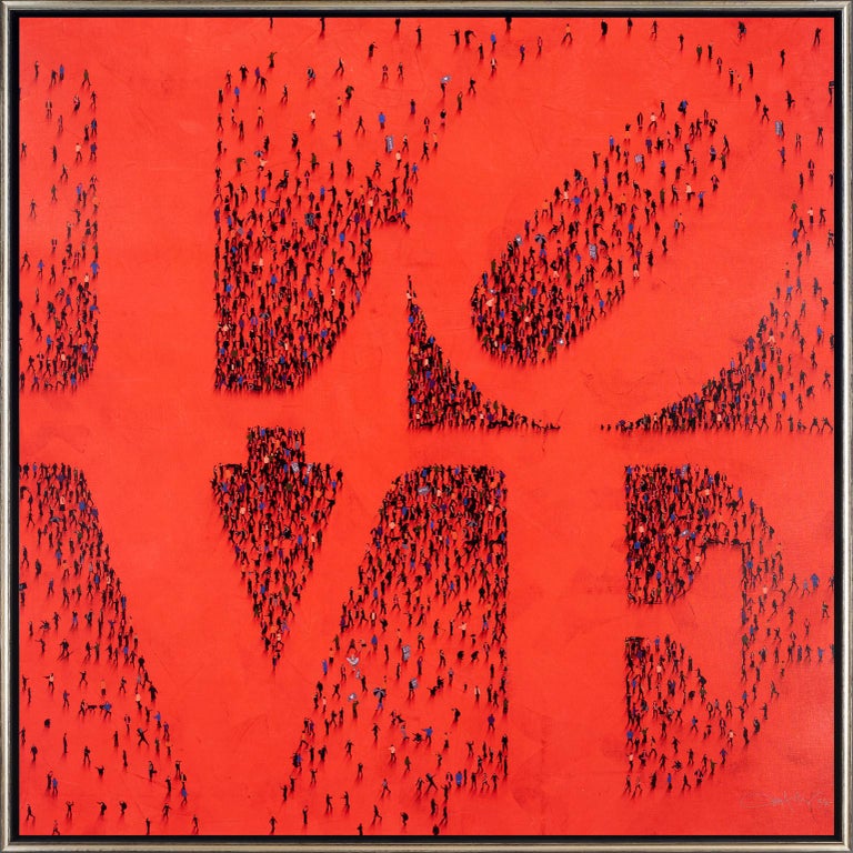 Craig Alan - "Populus: Everyone" Playful Piece with Figures Convening ...