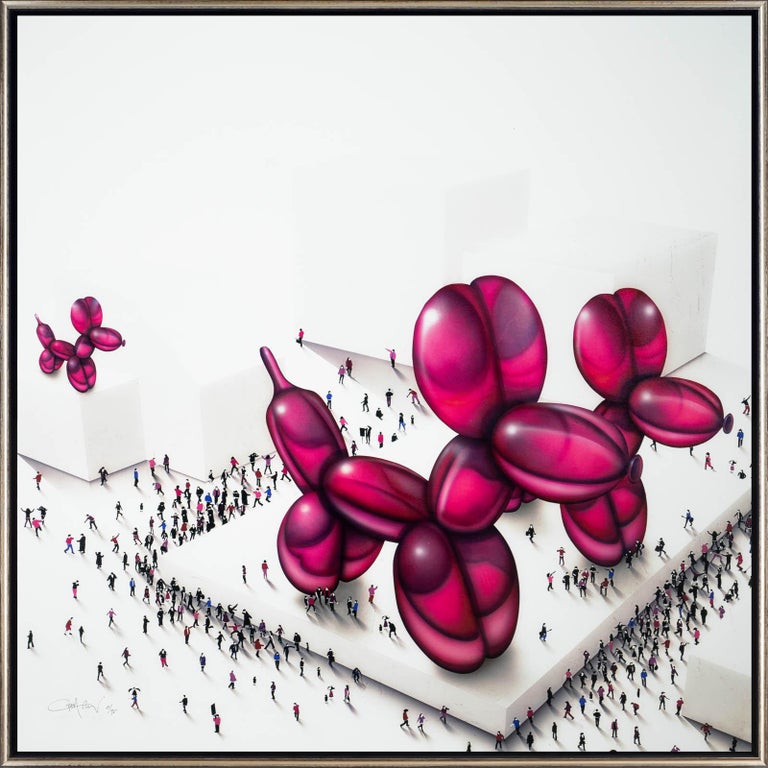 Craig Alan - "Populus: The Underdog II" Playful Imagined Scene w Pink ...