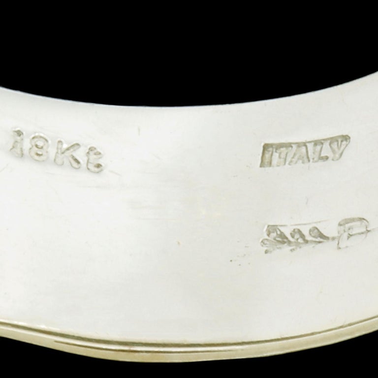 Craig Drake Love Heart 18 Karat White Gold Diamond Emerald Eternity ...