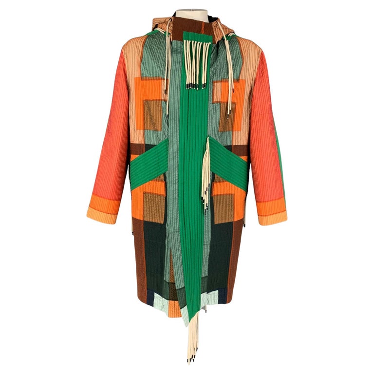 CRAIG GREEN FW 18 Size L Multi-Color Quilted Nylon Tent Parka at 1stDibs