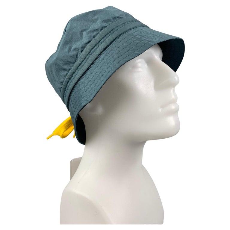 CRAIG GREEN Size One Size Blue Grey Nylon Tunnel Hat For Sale at 1stDibs