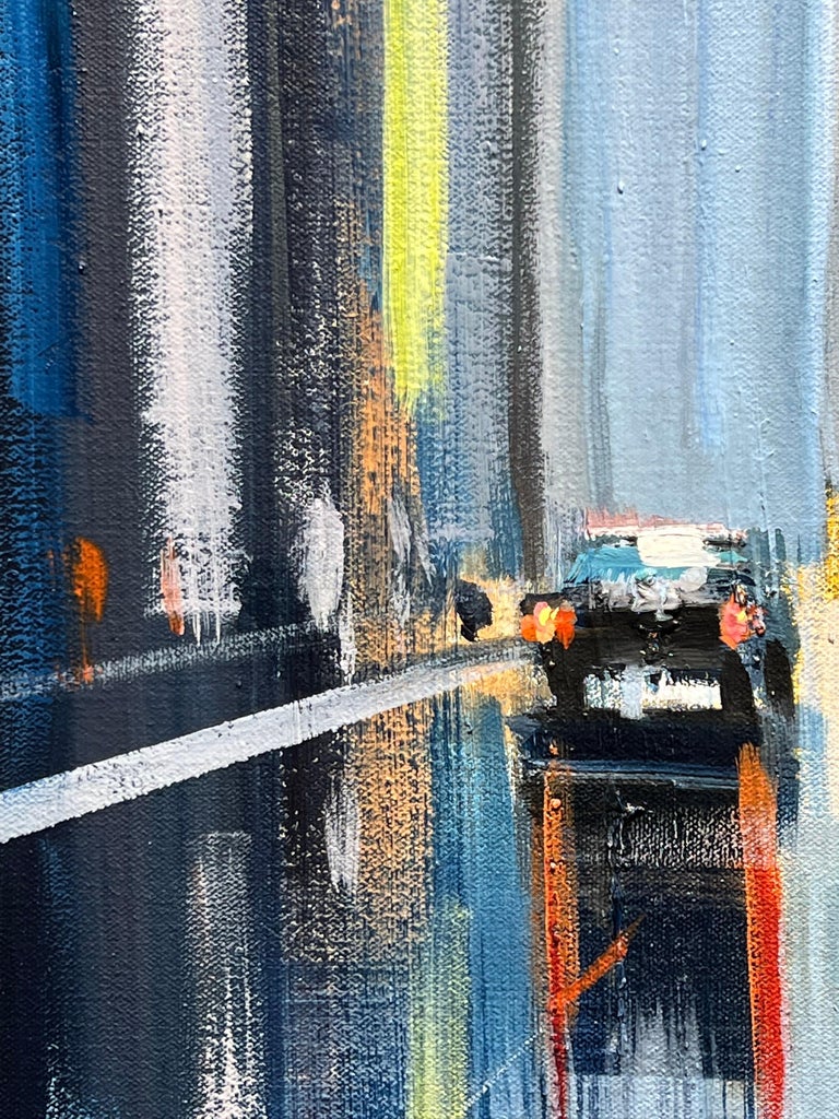 Craig Mooney - Craig Mooney, "Rain Soaked", 30x30 Manhattan Cityscape ...