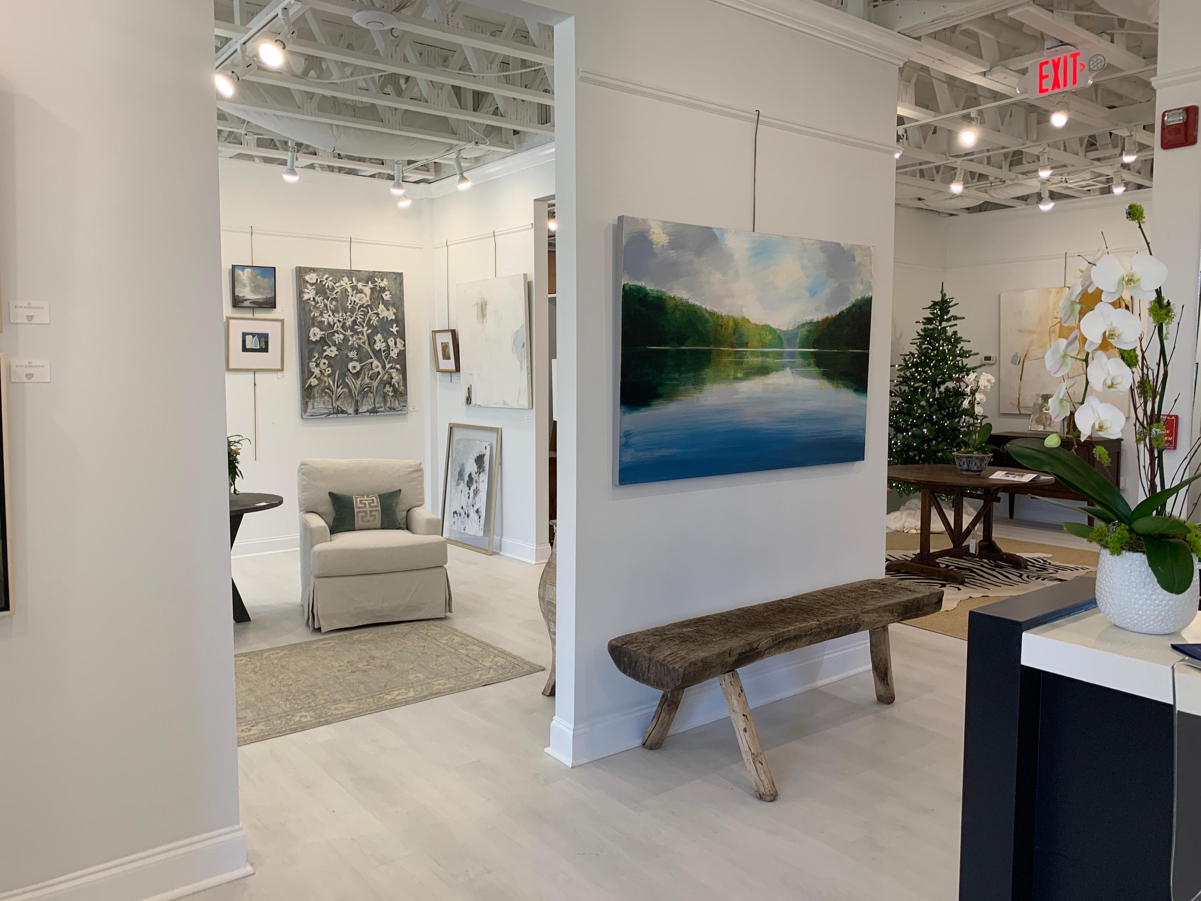 Craig Mooney - River Reflection by Craig Mooney, Large Contemporary ...