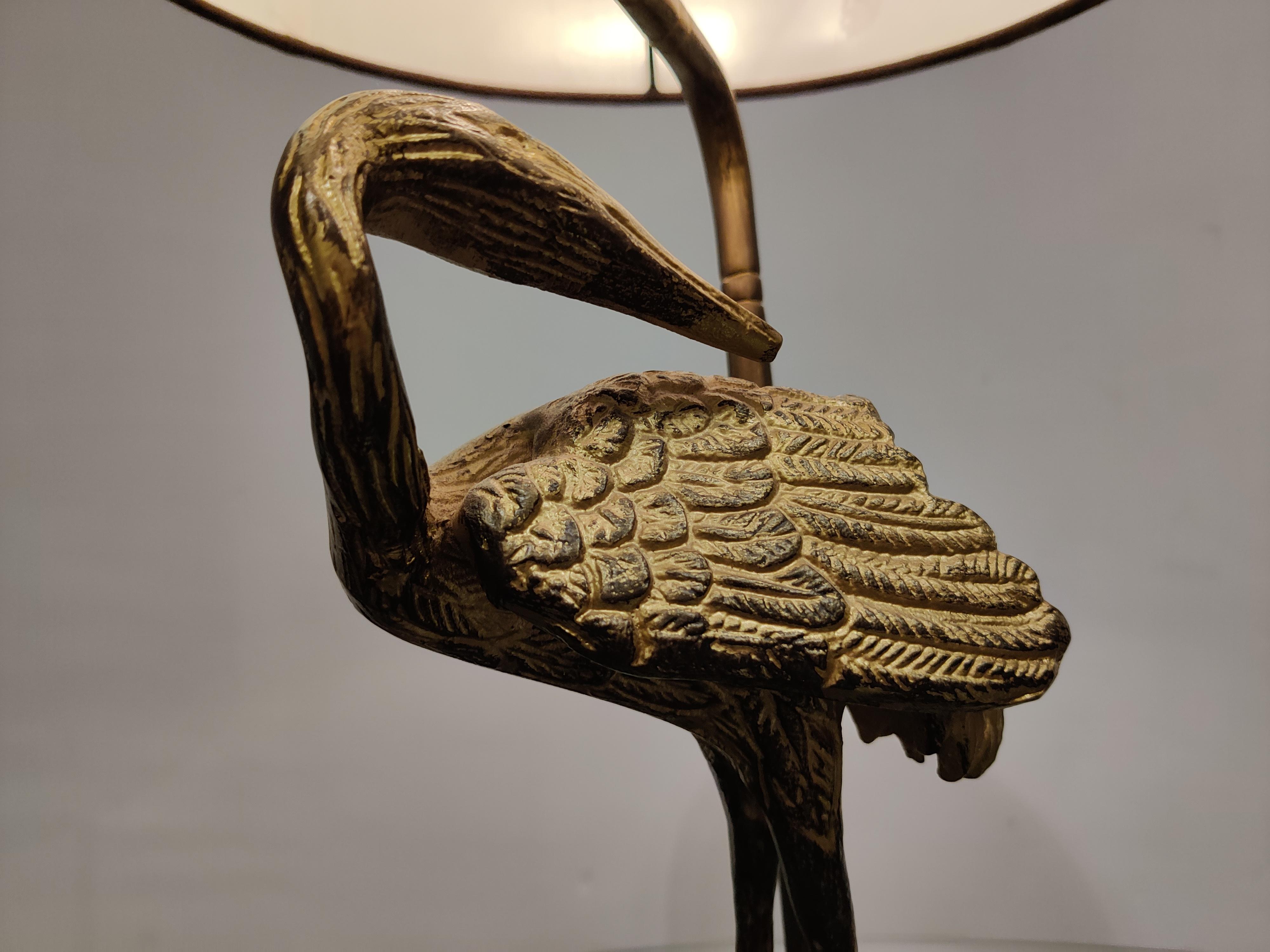 Crane Bird Table Lamp, 1980s at 1stDibs | crane table lamp, crane bird lamp