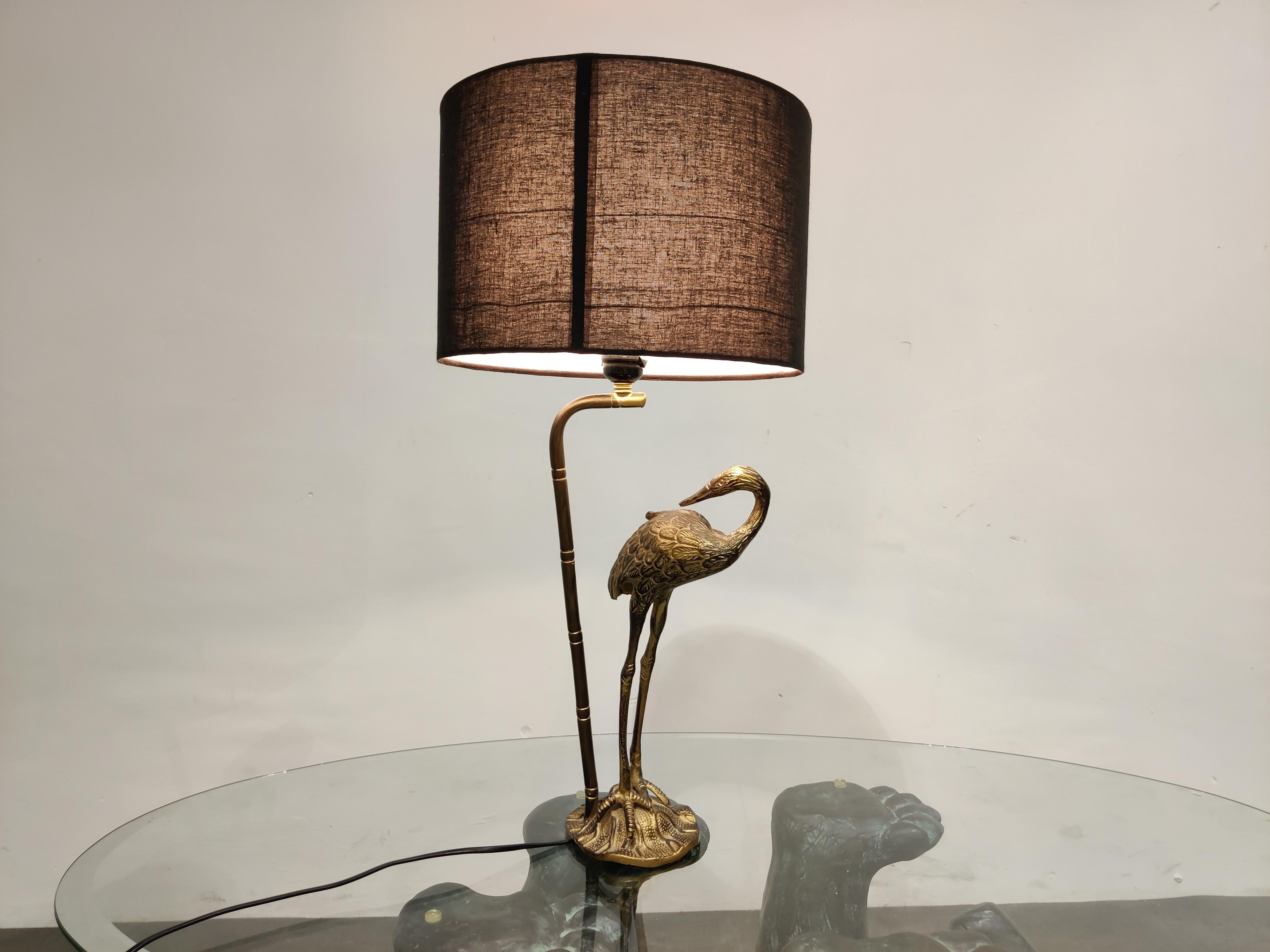 Crane Bird Table Lamp, 1980s at 1stDibs | crane table lamp, crane bird lamp