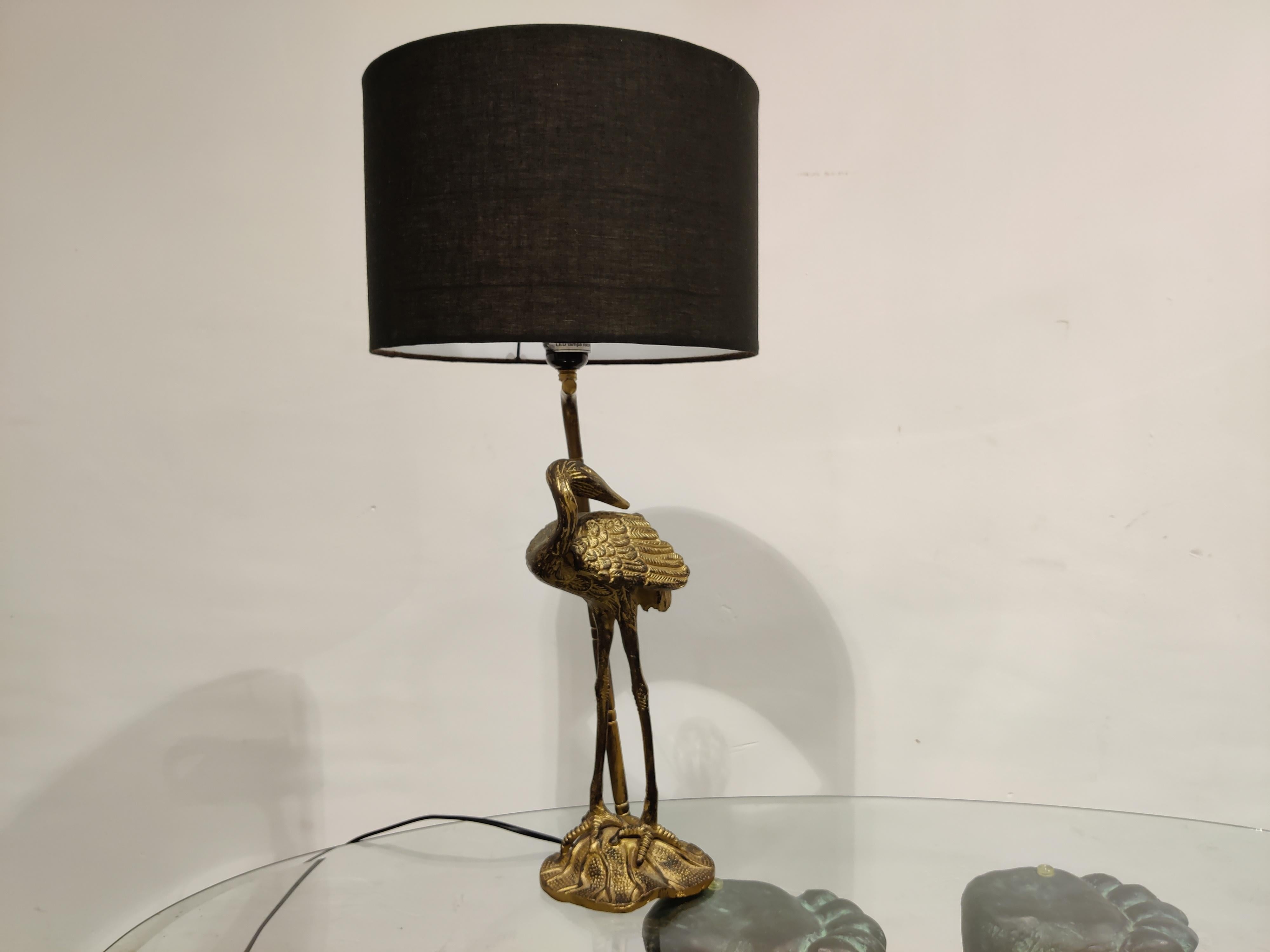 Crane Bird Table Lamp, 1980s at 1stDibs | crane table lamp, crane bird lamp
