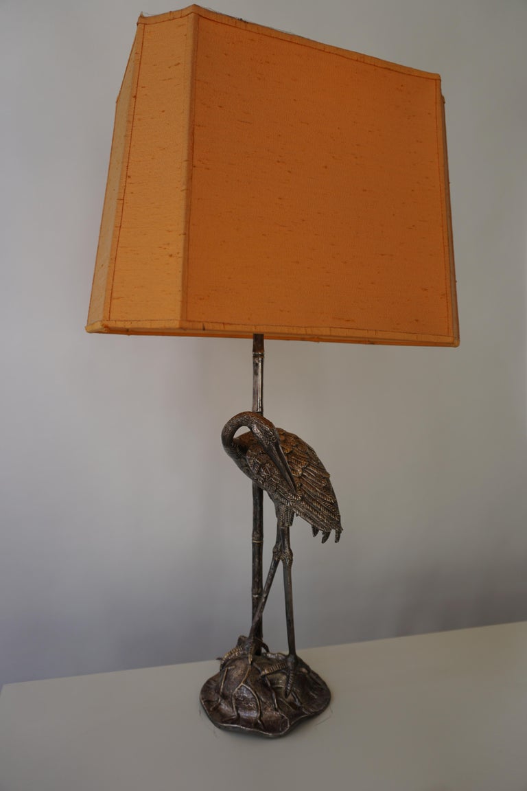 Crane Bird Table Lamp at 1stDibs