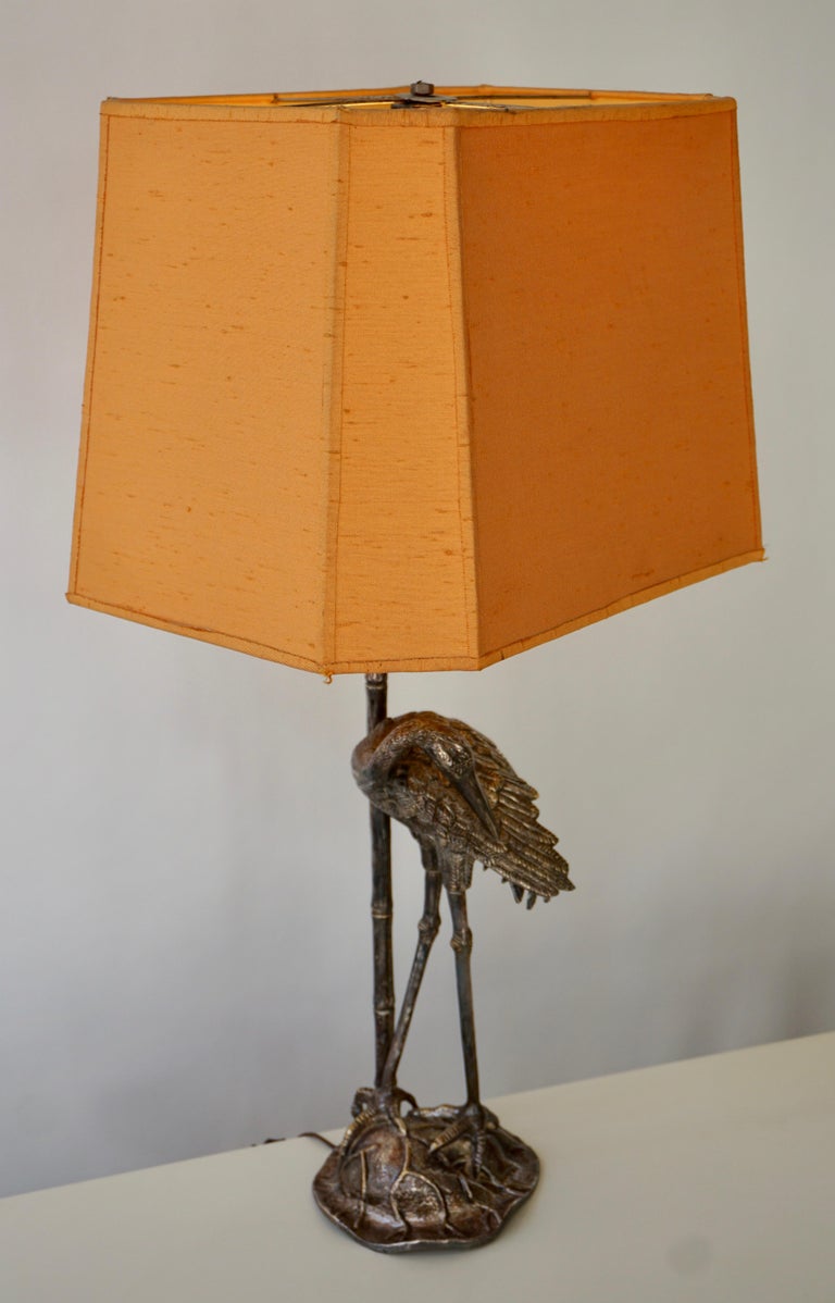 Crane Bird Table Lamp at 1stDibs