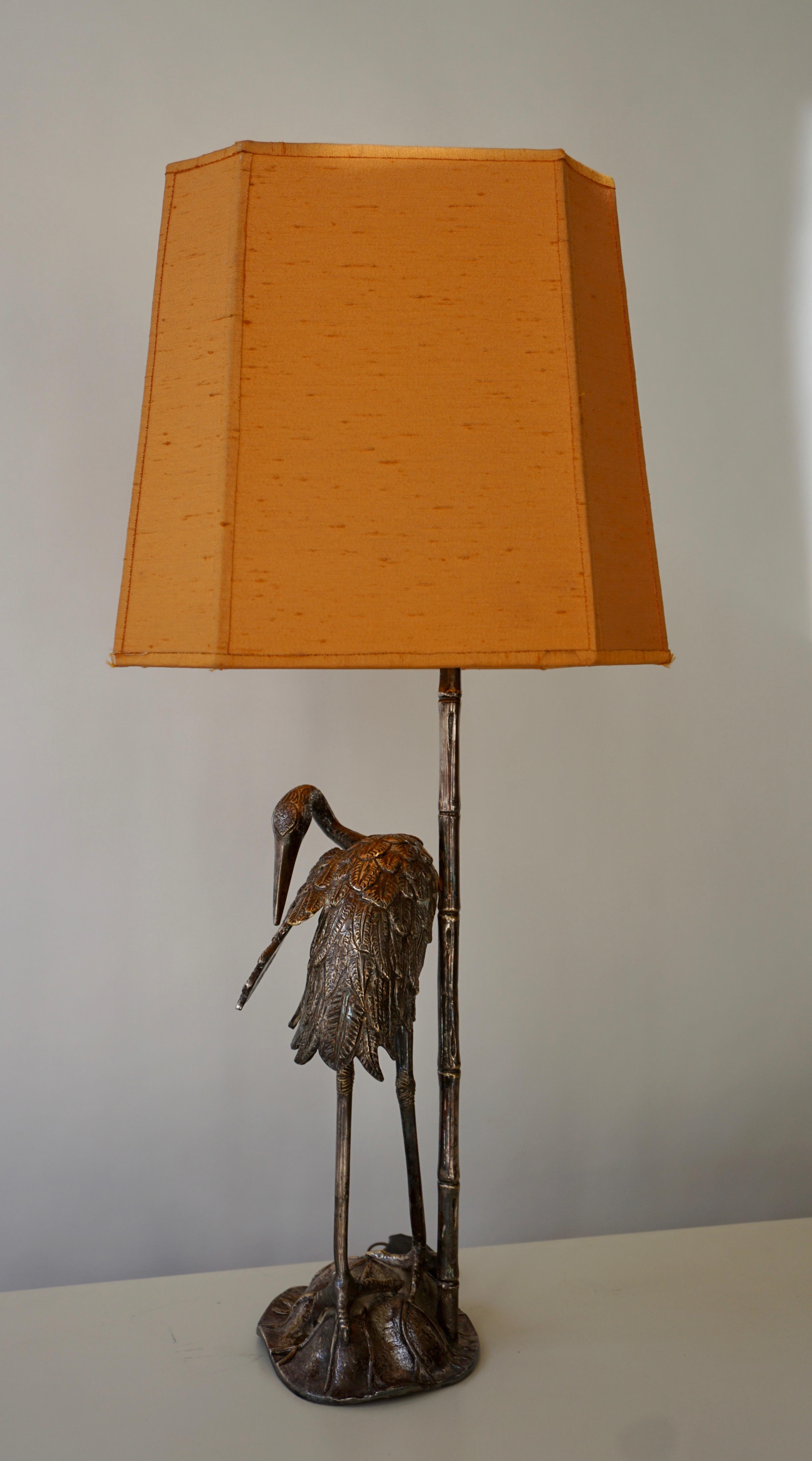 Crane Bird Table Lamp at 1stDibs | crane bird lamp