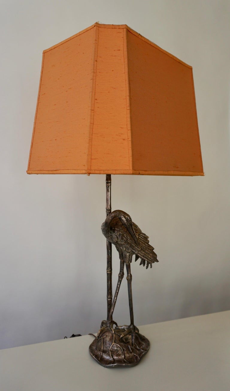 Crane Bird Table Lamp at 1stDibs