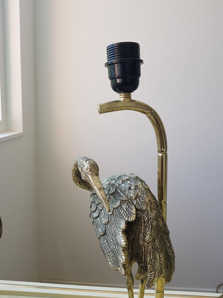 Crane Table Lamp by Maison Jansen at 1stDibs