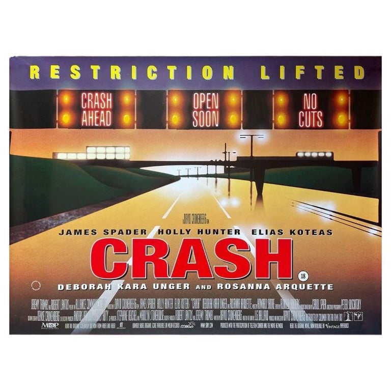 Crash, Unframed Poster, 1996 For Sale at 1stDibs