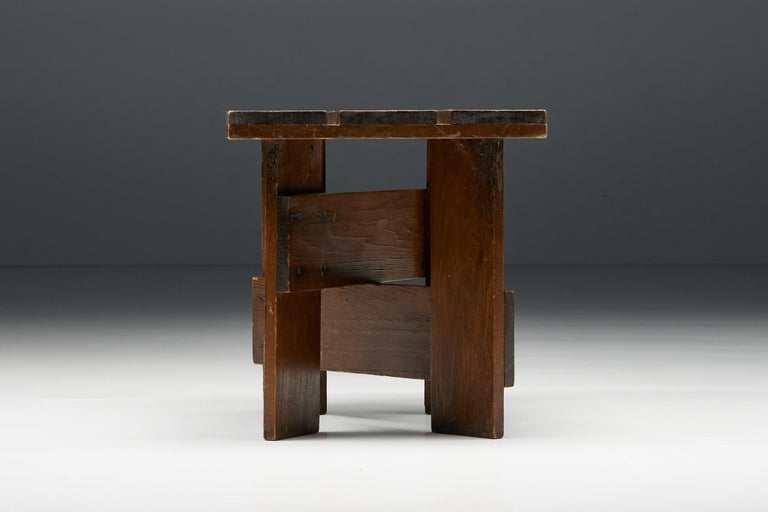 Crate Stool, Coffee Table, Attributed to Gerrit Rietveld, De Stijl ...