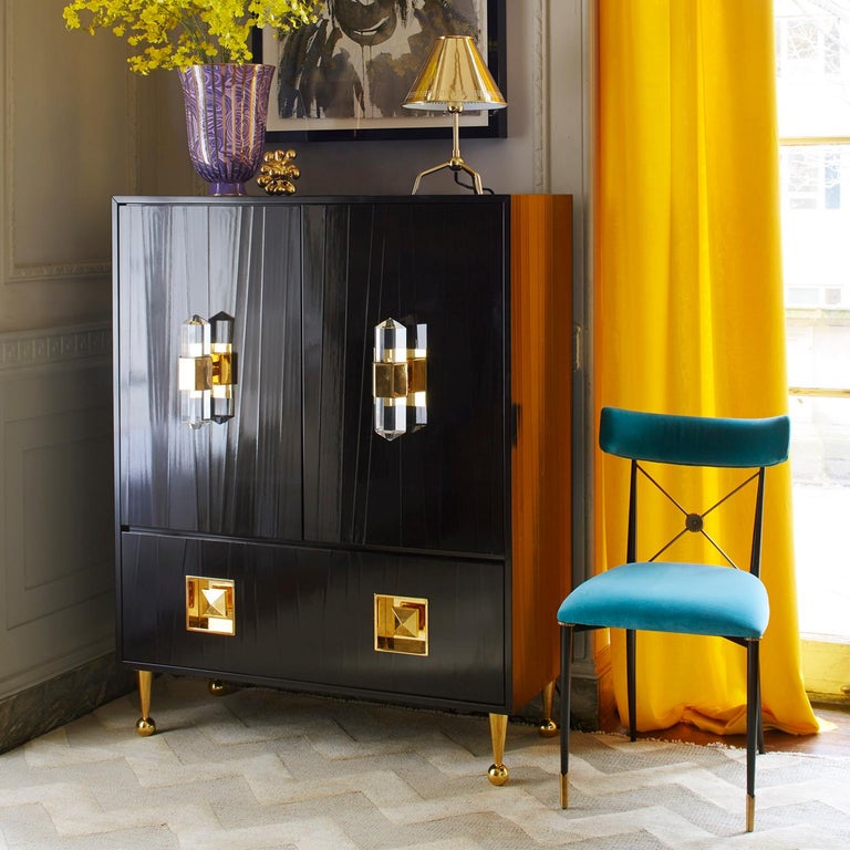 Crawford Lacquer Cabinet For Sale at 1stDibs
