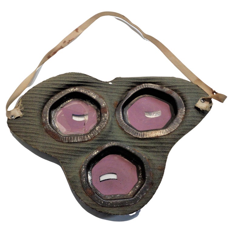 Crazy Old Hand Made Thee Eye Mask 1940's For Sale at 1stDibs