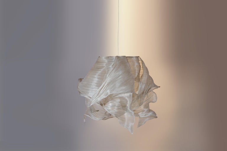 Cream Nebula Pendant Lamp by Mirei Monticelli For Sale at 1stDibs