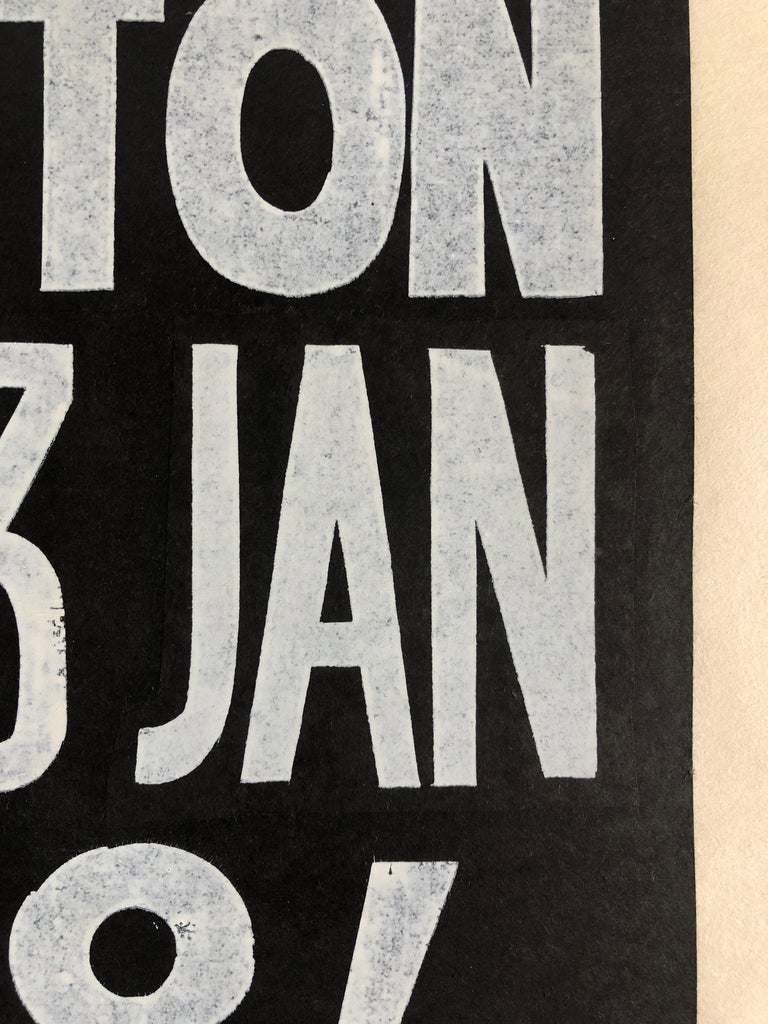 Cream Original Vintage UK Concert Poster, 1967 at 1stDibs