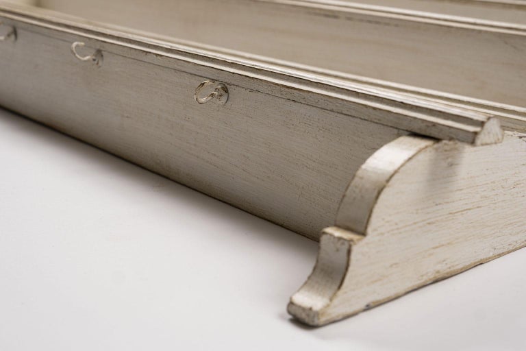 Cream Painted French Plate Rack at 1stDibs
