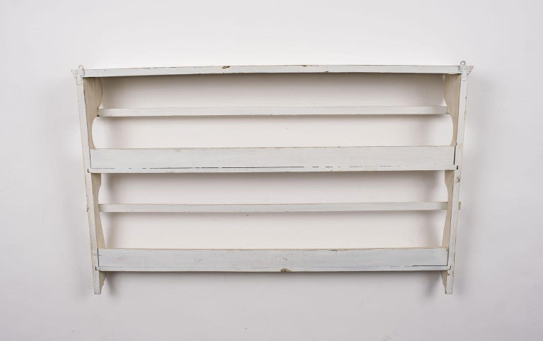 Cream Painted French Plate Rack at 1stDibs