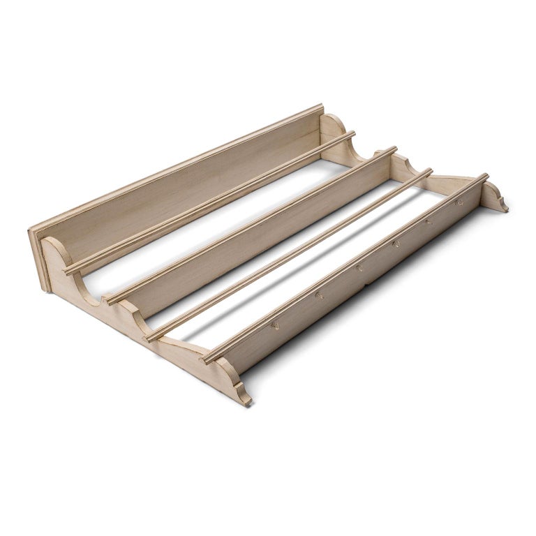 Cream Painted French Plate Rack at 1stDibs